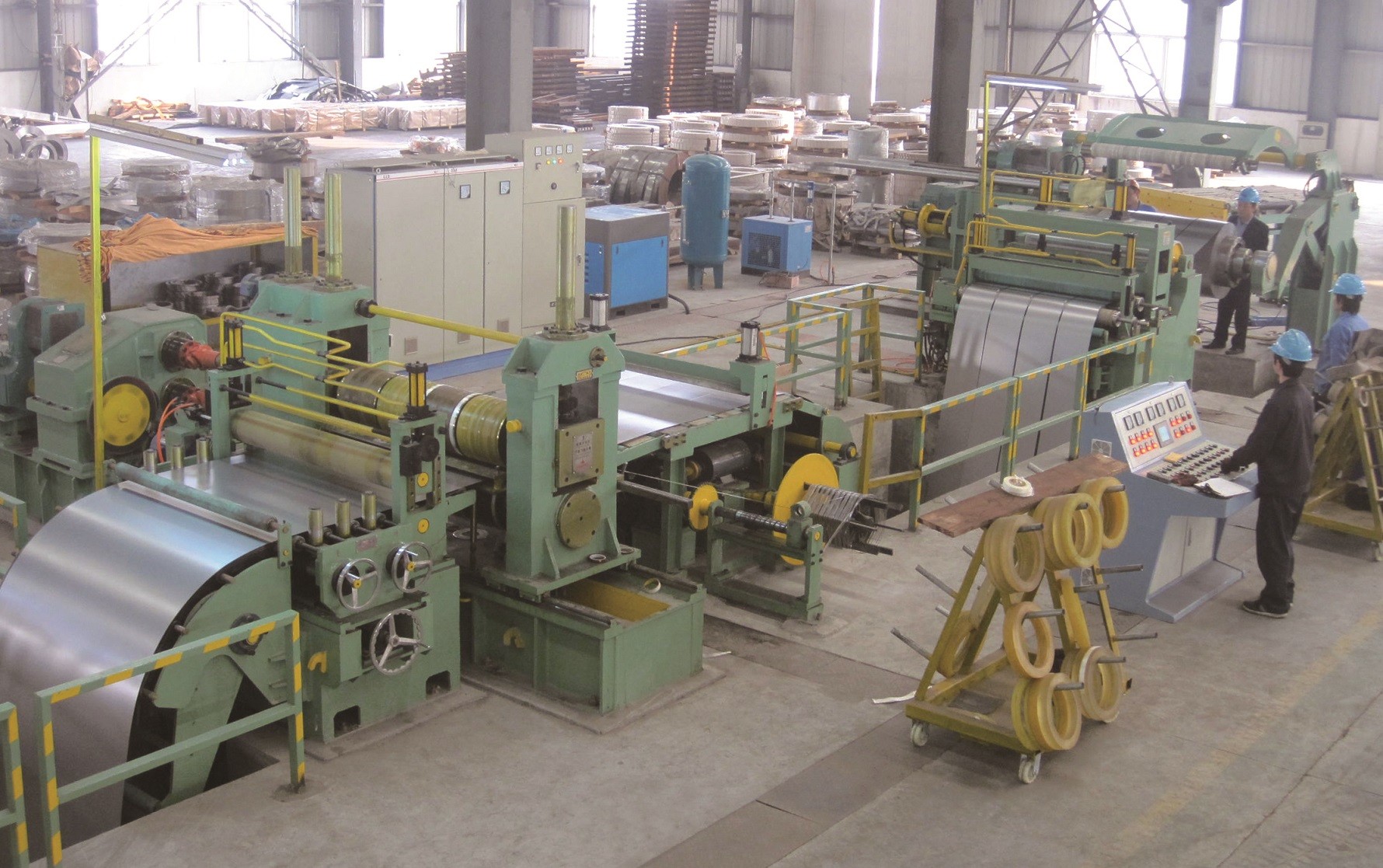 Mesin Slitting Sheet, Mesin Slitter Logam Untuk Konstruksi